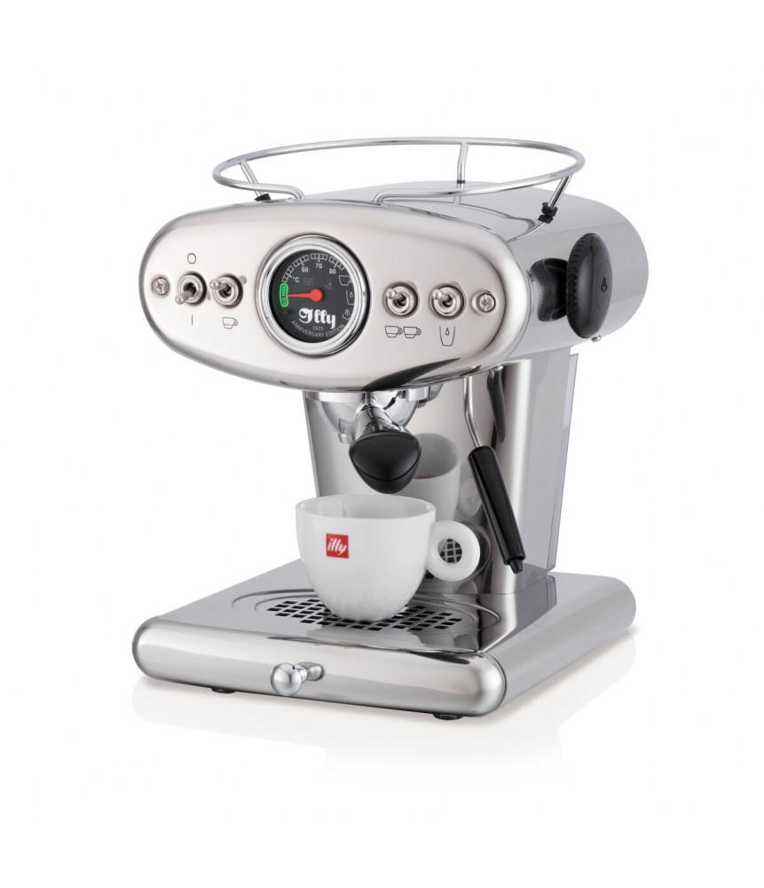 X1 Anniversary ESE & Ground Inox - Machine à café moulu et dosettes E.S.E.