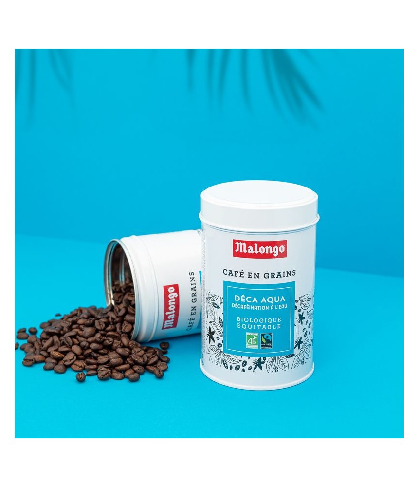 Décaféiné 480g Grains CE & Bio Malongo