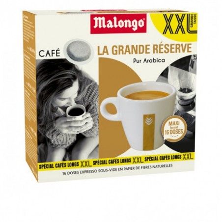 La Grande Réserve XXL - 16 dosettes Malongo